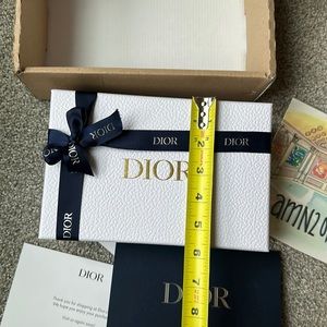 Dior | Bags | Dior Gift Box And Dior Ribbon Receipt Holder | Poshmark